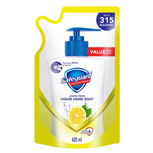 Safeguard Lemon Fresh Liquid Hand Soap 420ml Refill Shopee Philippines