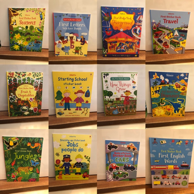 Usborne Sticker Books Brand New for Kids 0-6 | Shopee Philippines