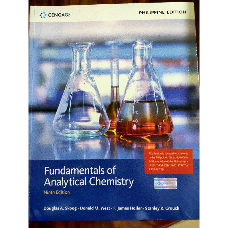 Fundamentals of Analytic Chemistry By Skoog 9th Edition | Shopee Philippines