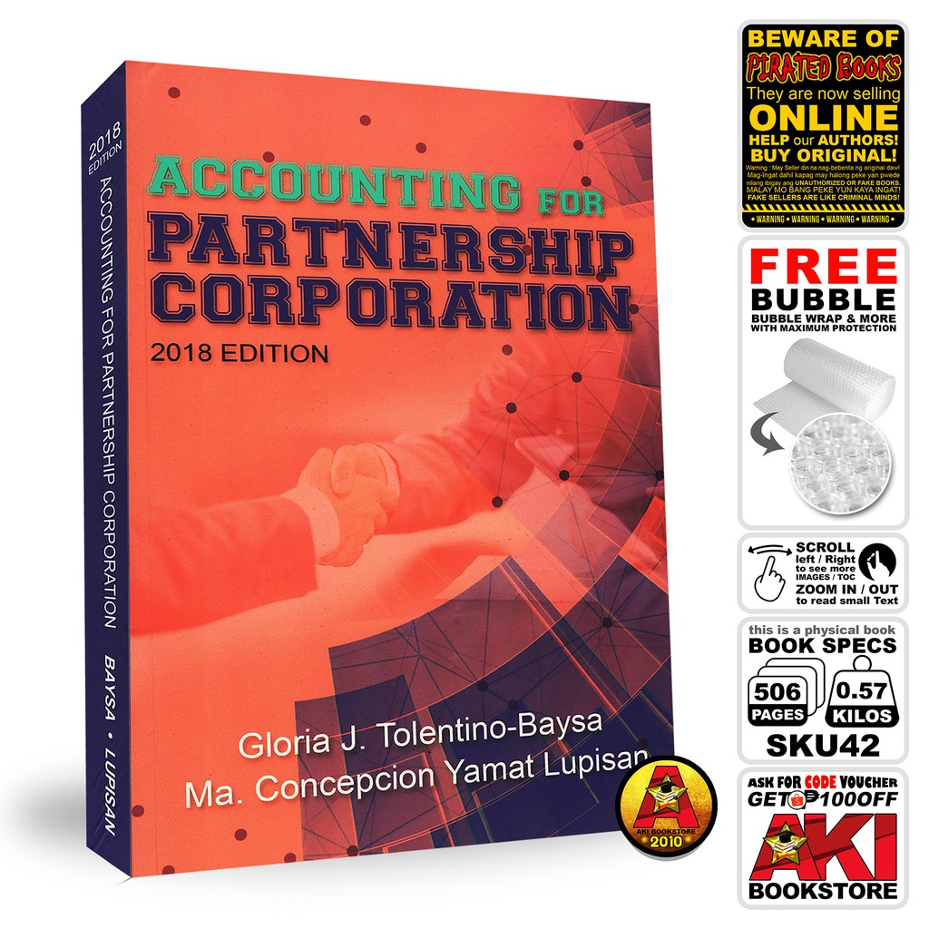 AUTHENTIC Accounting for Partnership Corporation © 2018 Baysa & Lupisan ...