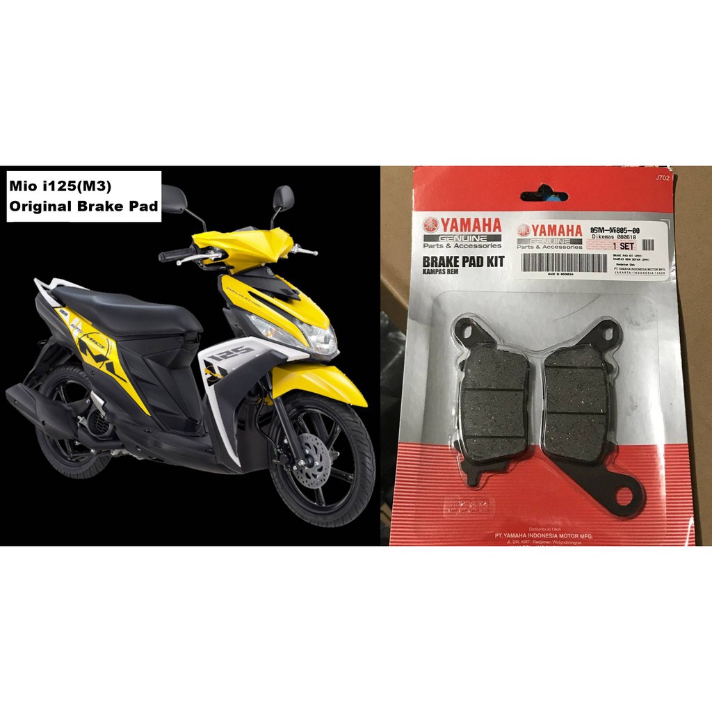 Mio i125(M3) Brake Pad(Original) | Shopee Philippines