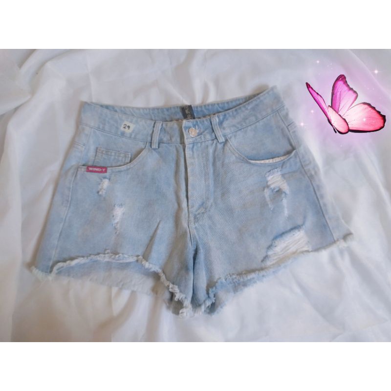 TATTERED SHORT (high waist) | Shopee Philippines