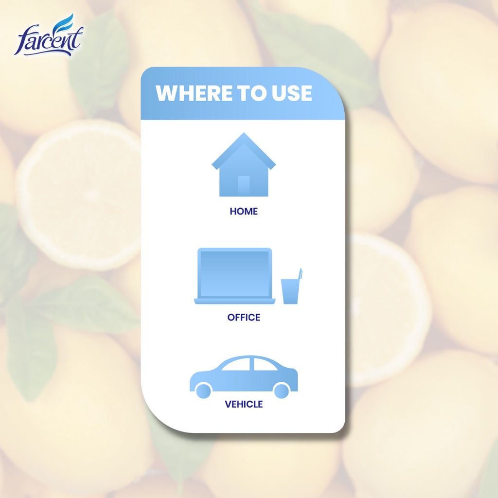 Farcent Liquid Deodorizer - Lemon Set of 2 (350ml each) | Shopee ...