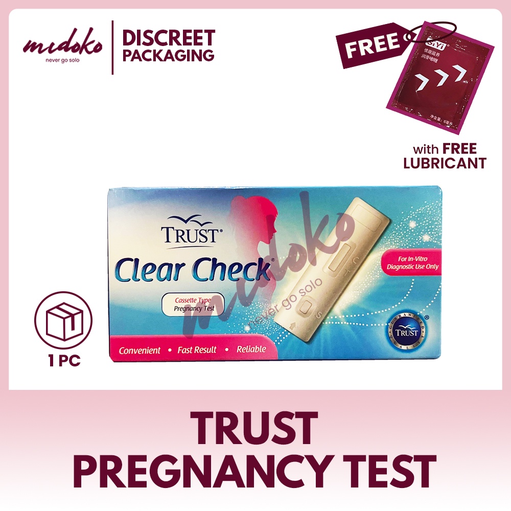 Midoko Trust Clear Check Pregnancy Test Kit Cassette Shopee Philippines