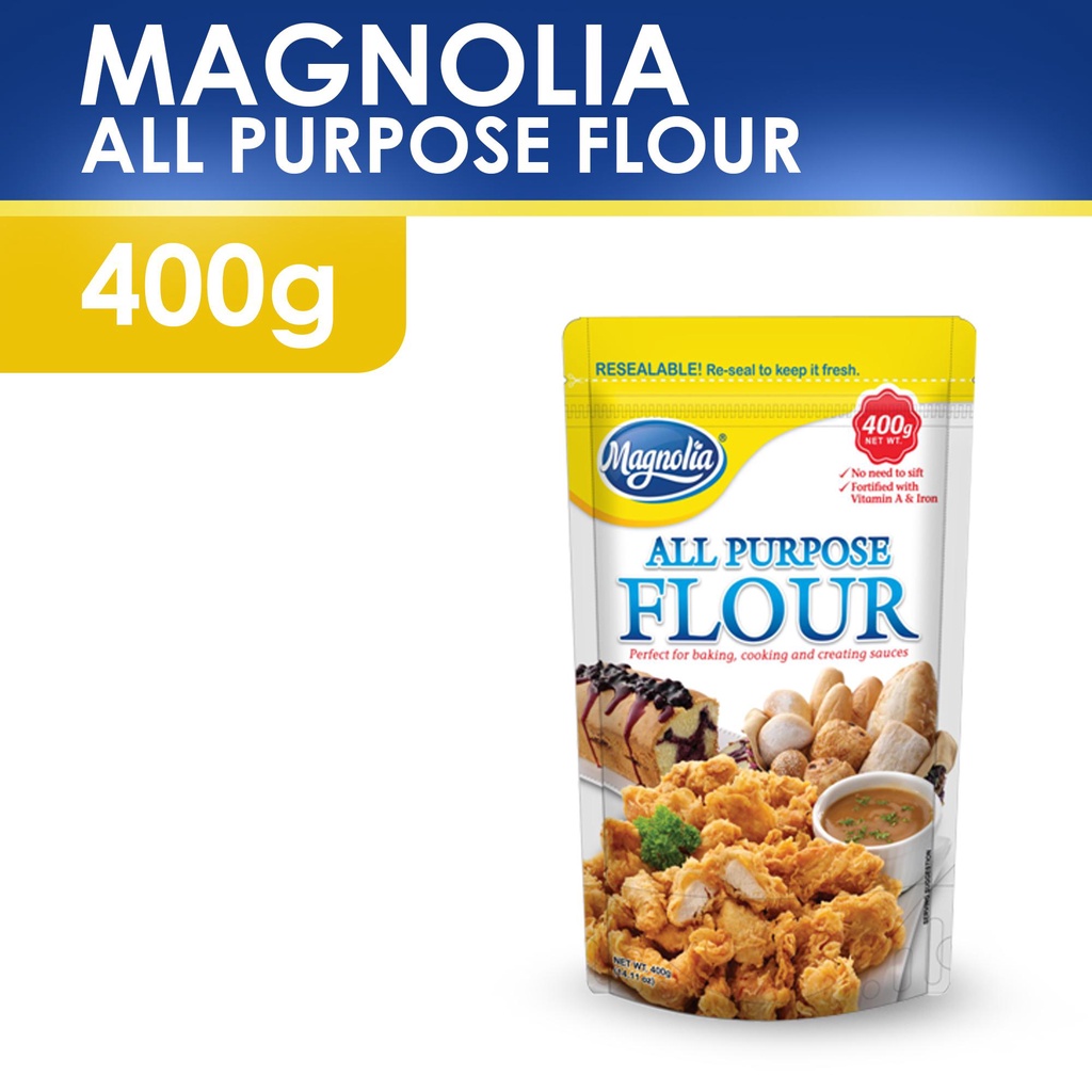 Magnolia All Purpose Flour (400g) | Shopee Philippines
