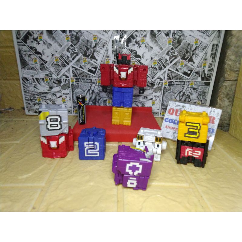 Power Rangers Zyuohger Cube Mini Megazord Figure | Shopee Philippines