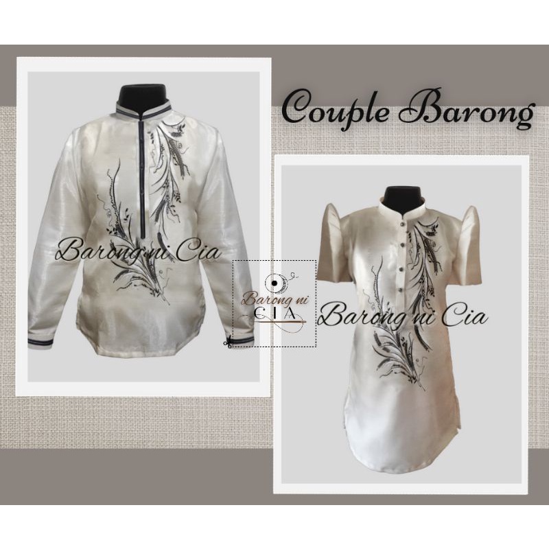 COUPLE BARONG (FILIPINIANA DRESS & BARONG TAGALOG) | Shopee Philippines