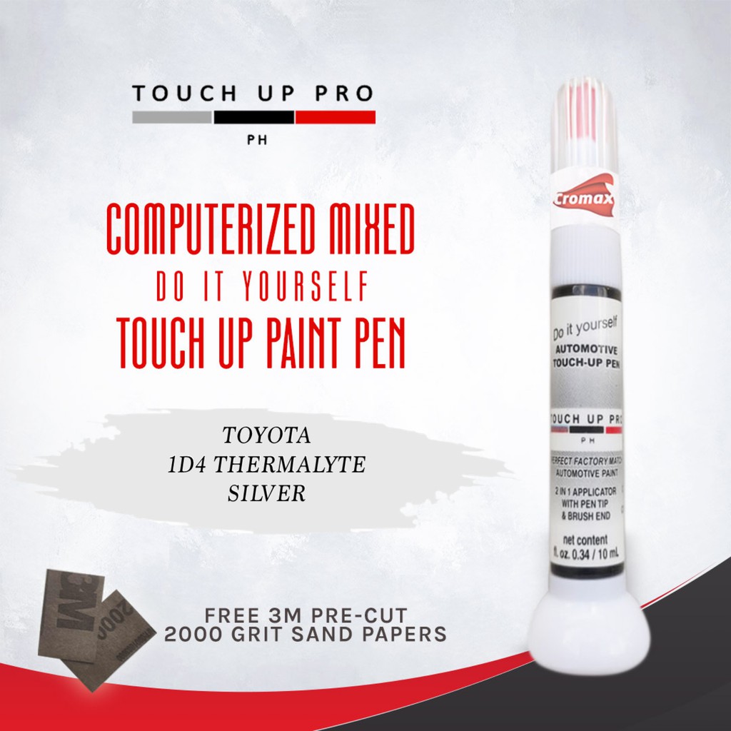 TOUCH UP PRO PH TOYOTA 1D4 THERMALYTE SILVER Touch up Touch Up Paint ...