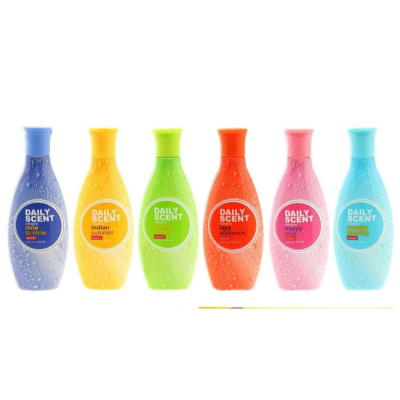 BENCH DAILY SCENT 125ml / 6in 1 scent 25ml | Shopee Philippines