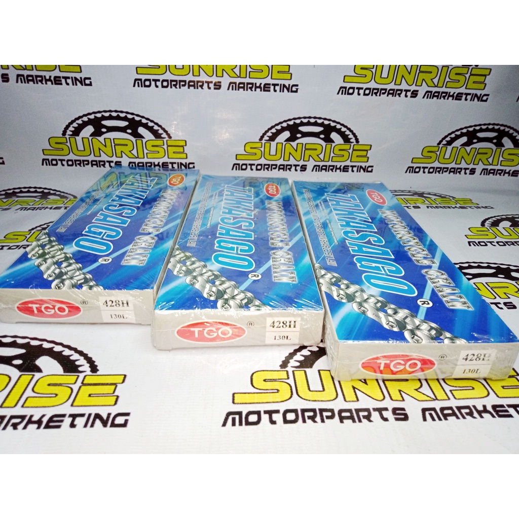 ORIGINAL TAKASAGO CHAIN 428HX130L/428HX110L/428X120L/428X110L-SILVER ...