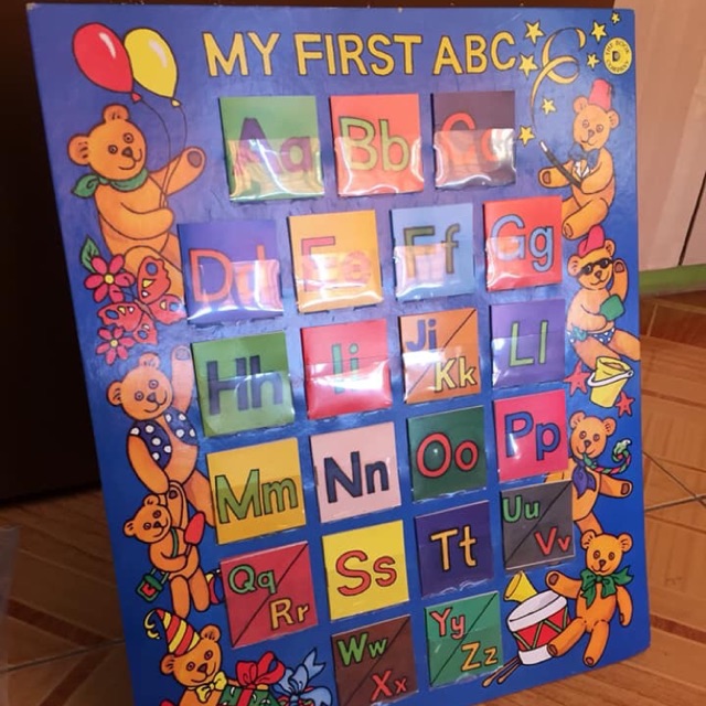 My ABC PHONICS CHART big chart with stand | Shopee Philippines
