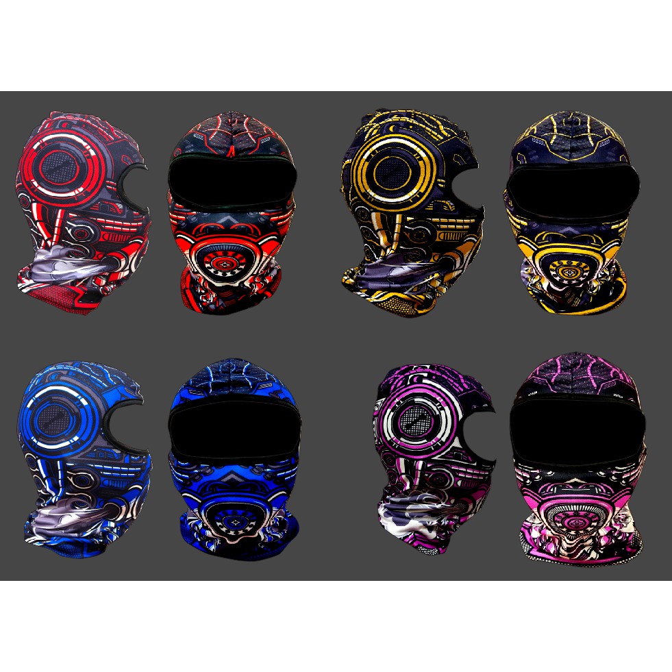 Thailook Full Mask Balaclava Motorcycle Head Gear | Shopee Philippines