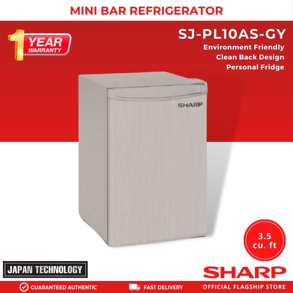 Sharp Mini Fridge Personal Refrigerator SJ-PL10AS-GY 3.5 cuft | Shopee ...