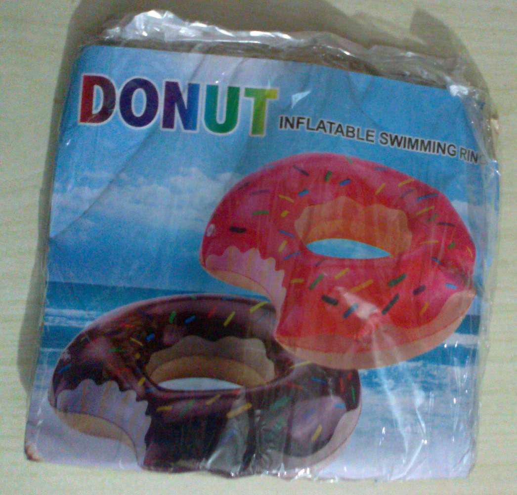 Big Donut Floater Giant Donut Pool Floater inflatable Beach | Shopee ...