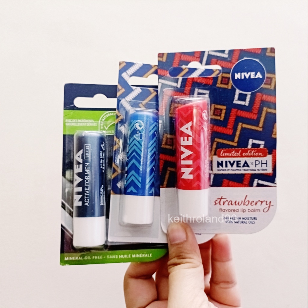 NIVEA Lip Balm Melt-in Lip Care Shine 4.8g/5.5mL | Shopee Philippines