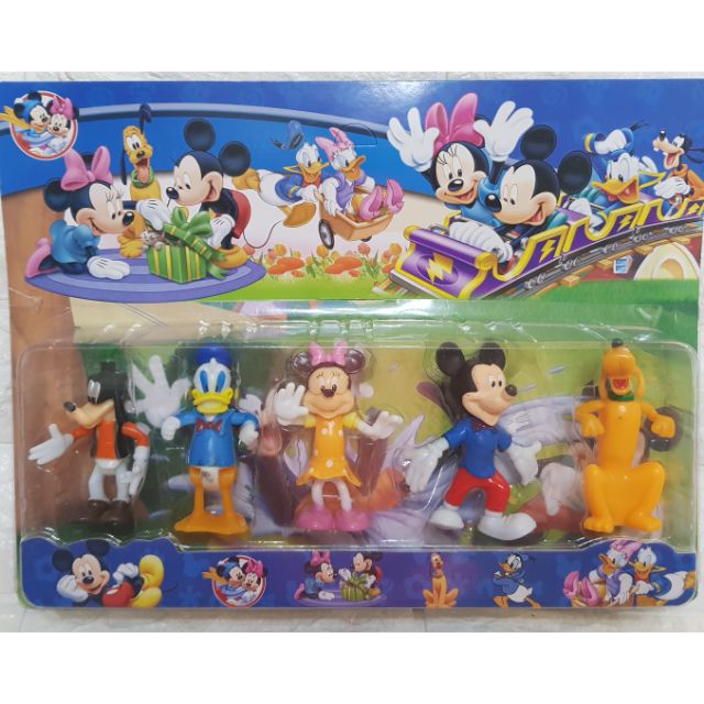 MICKEY MOUSE AND FRIENDS CHARACTER CAKE TOPPER TOY SET #1 | Shopee ...
