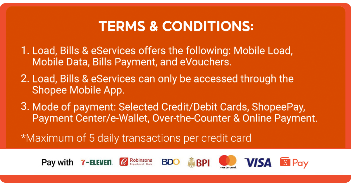 Load, Bills & Travel March 2023 | Shopee Philippines