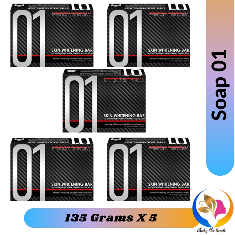Frontrow Skin Whitening Soap Set of 5 | Shopee Philippines