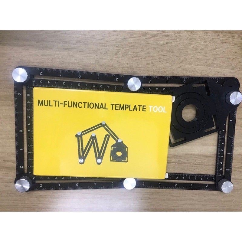 Multi-angle Ruler - 6-angle Folding Multi-Purpose Positioning Hole ...