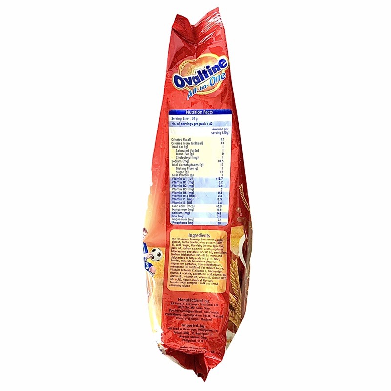 Ovaltine Philippines Nutrition Facts | Besto Blog