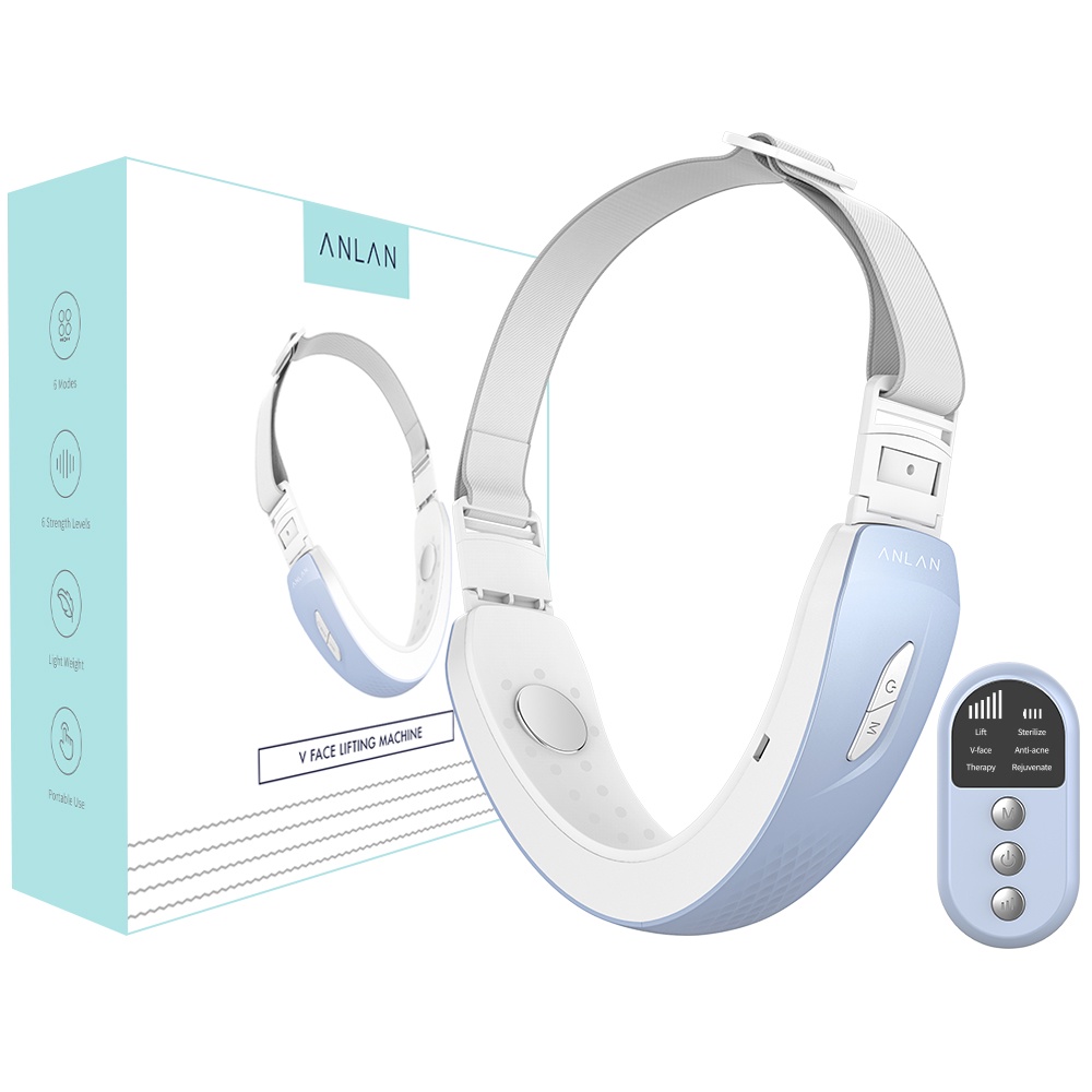 ANLAN V-Face Lifting Device EMS Massage Double Chin V-shaped Face ...
