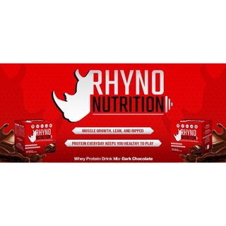 Rhyno Nutrition Whey Protein | 1 box (10 sachets) | 3 & 5 boxes w ...