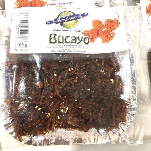 BUCAYO BONGBONGS DELICACIES 105g | Shopee Philippines