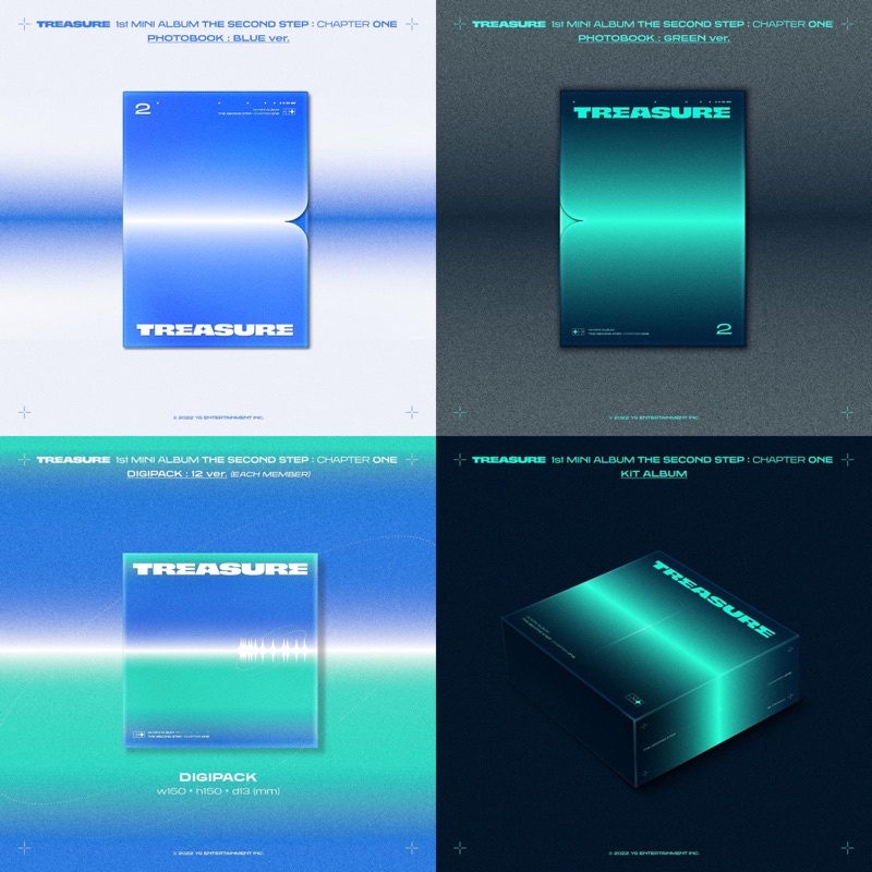 TREASURE [THE SECOND STEP : CHAPTER ONE] 1st MINI ALBUM | Shopee ...