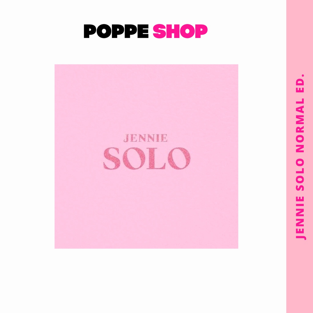 [ONHAND] BLACKPINK JENNIE SOLO ALBUM NORMAL EDITION | Shopee Philippines