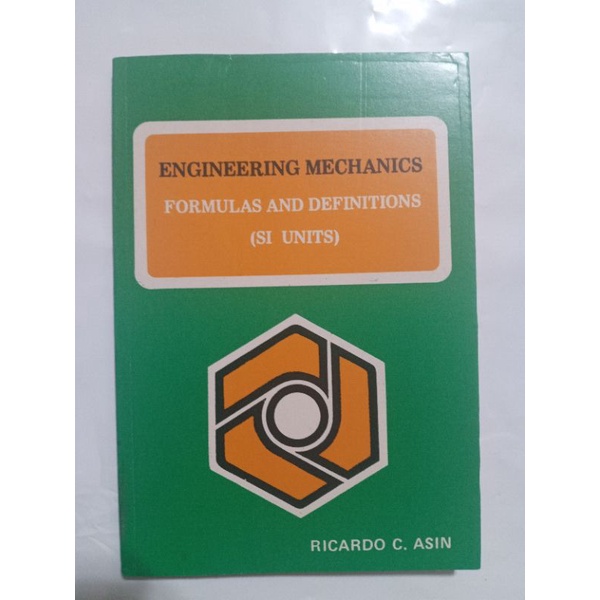 ENGINEERING MECHANICS FORMULAS AND DIFINITIONS (SI UNITS) | Shopee ...