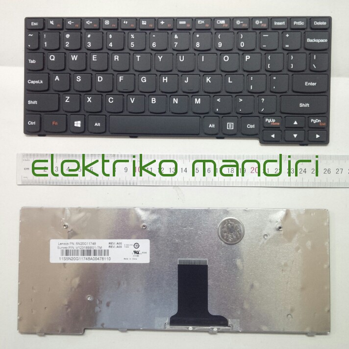 HITAM Original LENOVO IdeaPad E10-30 E10-30 N2830,E10-30 N2840 Black ...