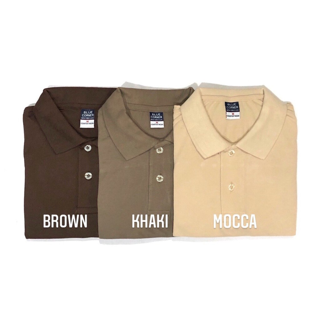 Blue Corner Polo Shirt (Unisex) | Shopee Philippines