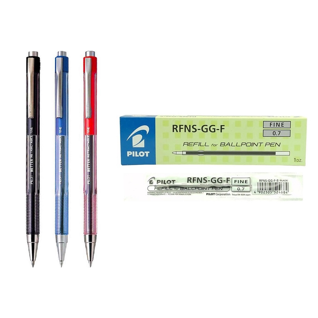 Pilot Ballpen Better Retractable BP 145 F or Refill Only Sold Per Piece ...