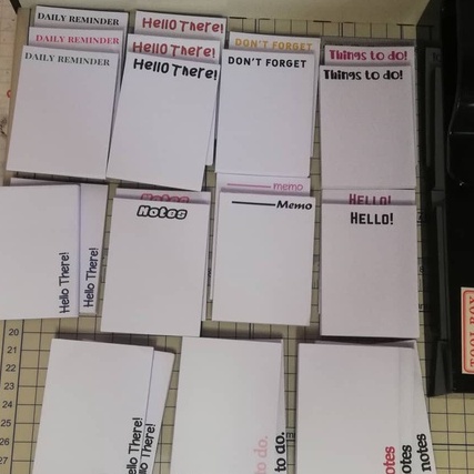 Cute size Notepad [random designs] | Shopee Philippines