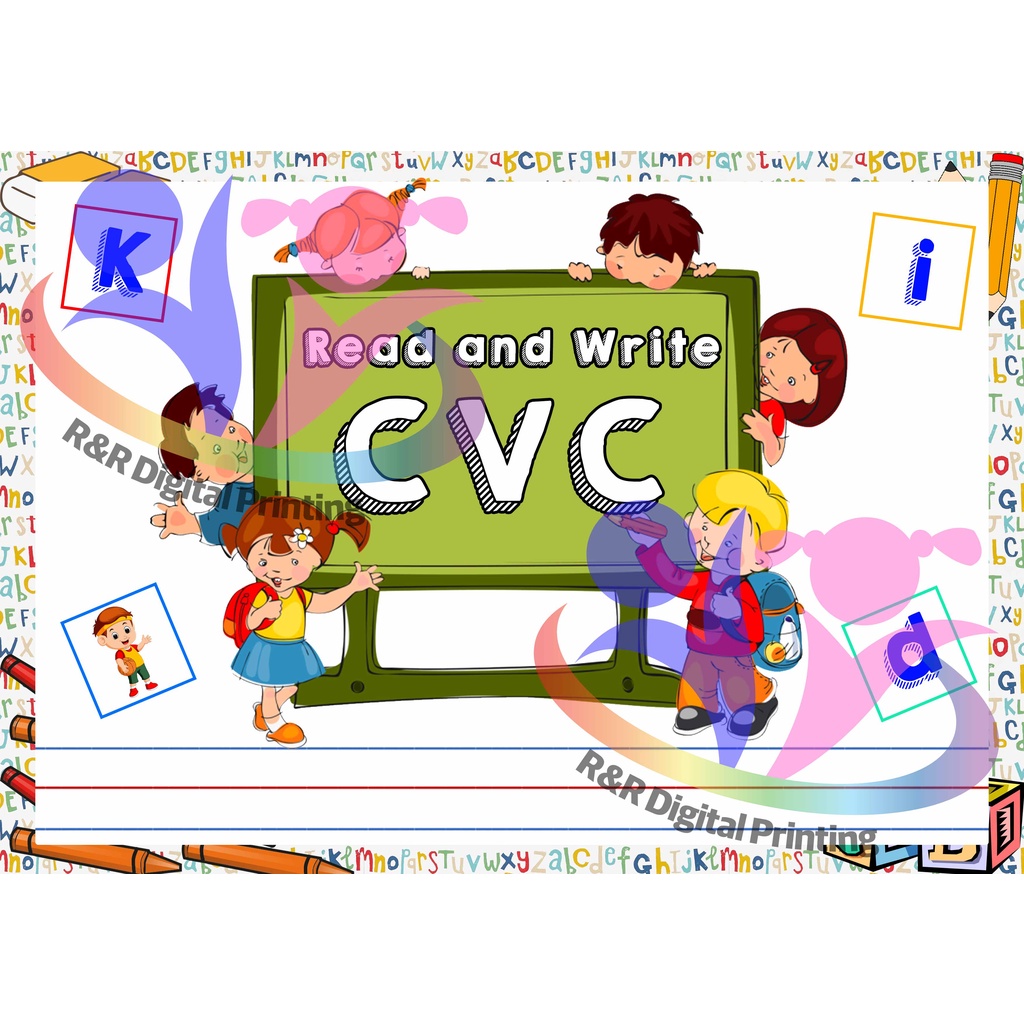Read and Write CVC Learning Workbook | Shopee Philippines
