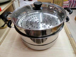 COD High Quality 2Layer Siomai Siopao Steamer 30cm | Shopee Philippines