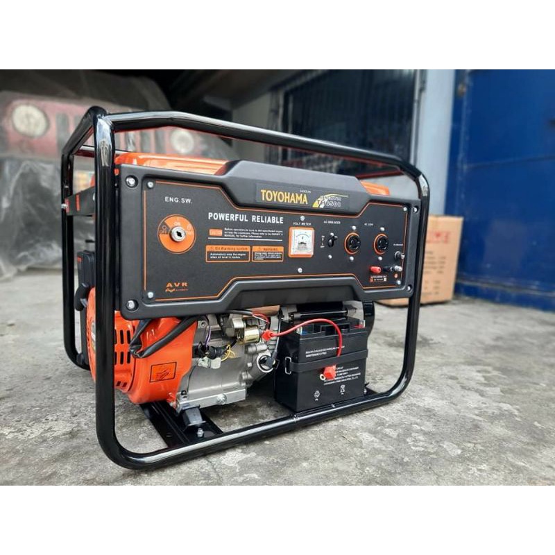TOYOHAMA TH6500 Generator Set Electric Start HEAVY DUTY | Shopee ...