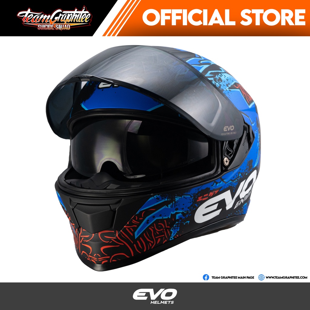 EVO HELMET GT PRO ENIGMA (DUAL VISOR) | Shopee Philippines