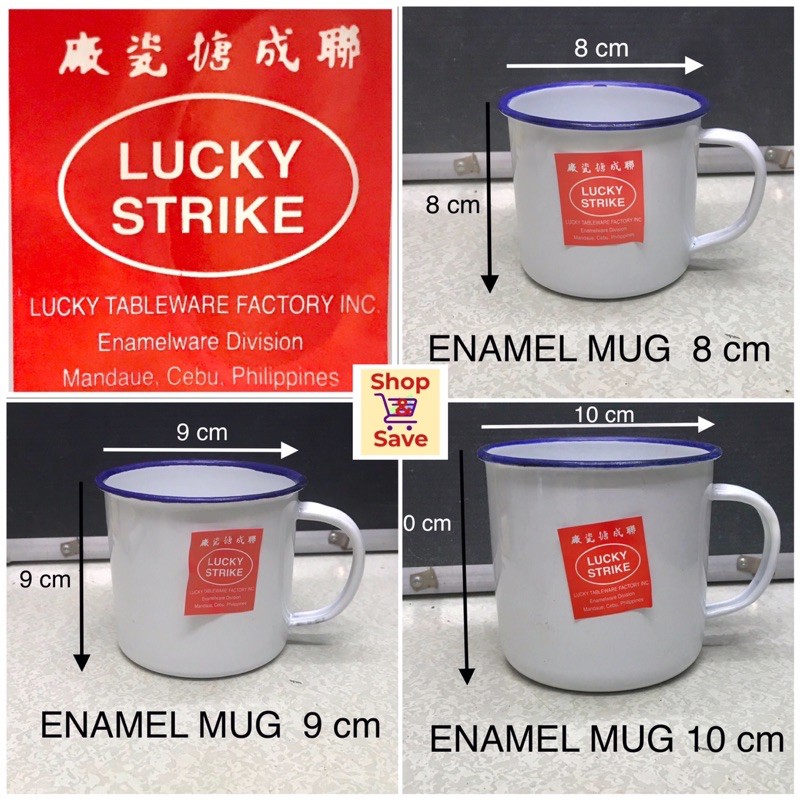 ENAMEL MUG / LOSA / SARTIN / 6 CM / 7 CM / 8 CM / 9 CM / 10 CM ...