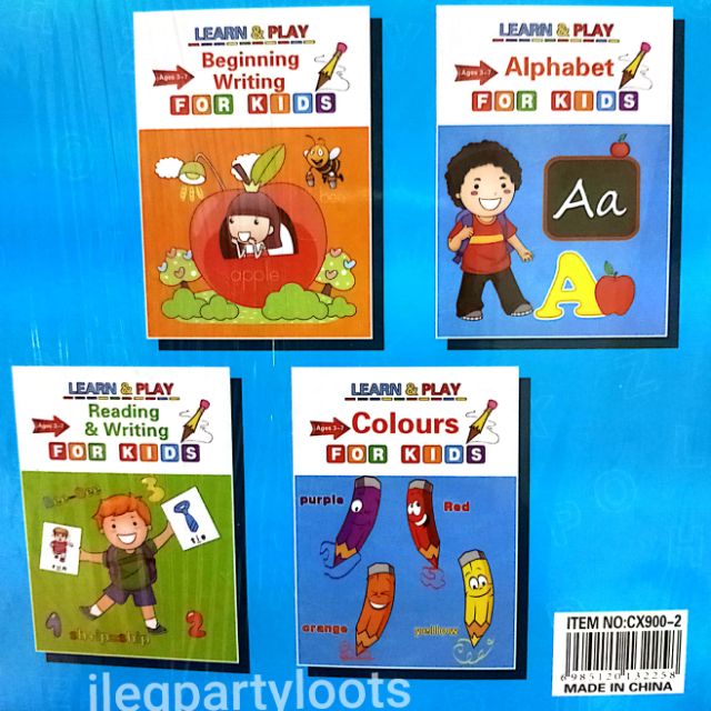 Reading Writing Alphabet ABC Learn & and Play Activity Books for Kids ...