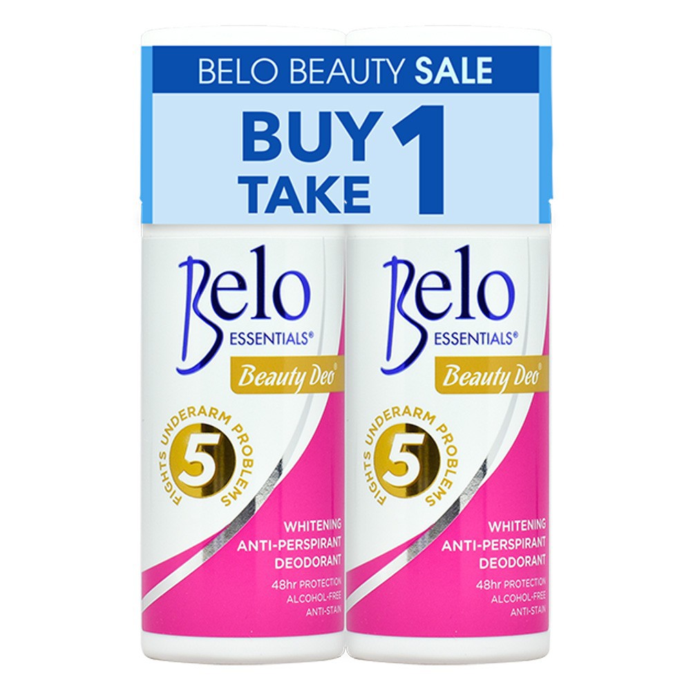 Belo Whitening Beauty Deo Roll On 40mL Buy 1 Take 1 | Shopee Philippines