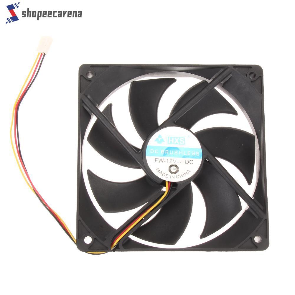 Shopeecarena 12v 3pin dc brushless pc computer case cooling fan120mm x 120 x 25mm | BeeCost