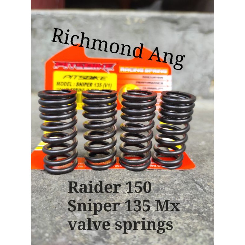 pitsbike racing valve spring sniper 135 mx and raider 150 carb r150 ...