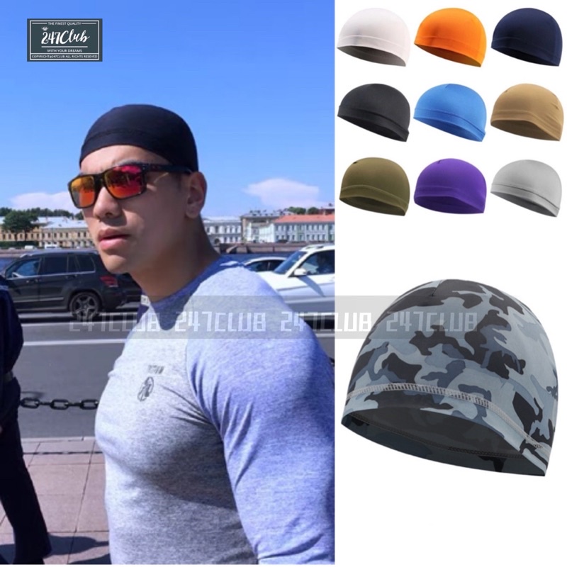 247 Sport Cycling Helmet Hat Quick drying Skull Cap Bike Motorbike ...