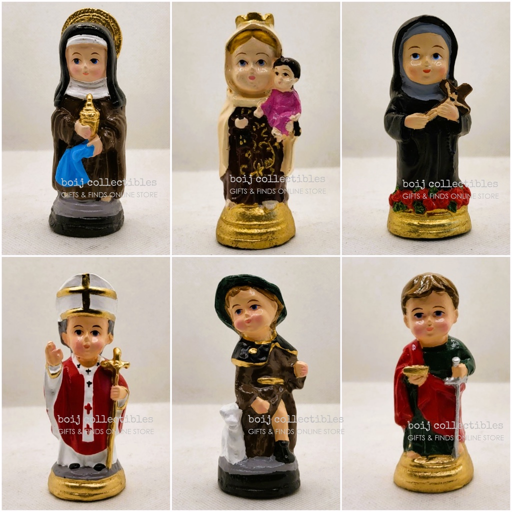 Chibi Saints Religious Mini Statues Height: 3.5-4 inches | Shopee ...