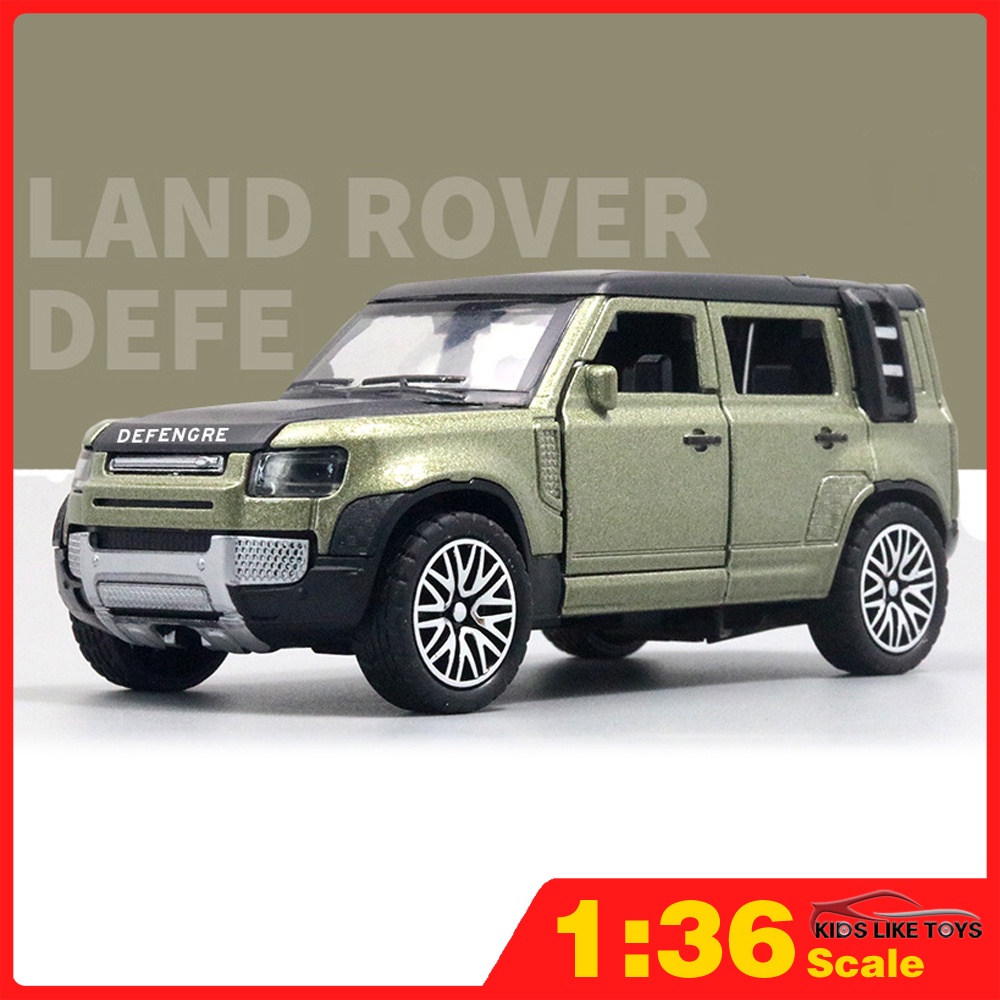 KLT scale 1:36 Land Rover Defender Toy Car Model Metal Alloy Diecast ...