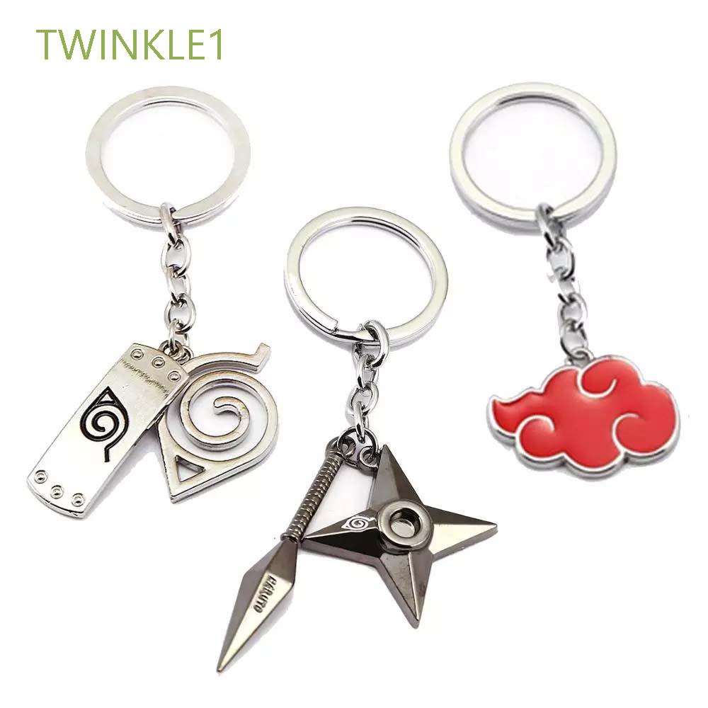 TWINKLE1 Special Naruto Key Rings Metal Cartoon Naruto Keyholder Car ...