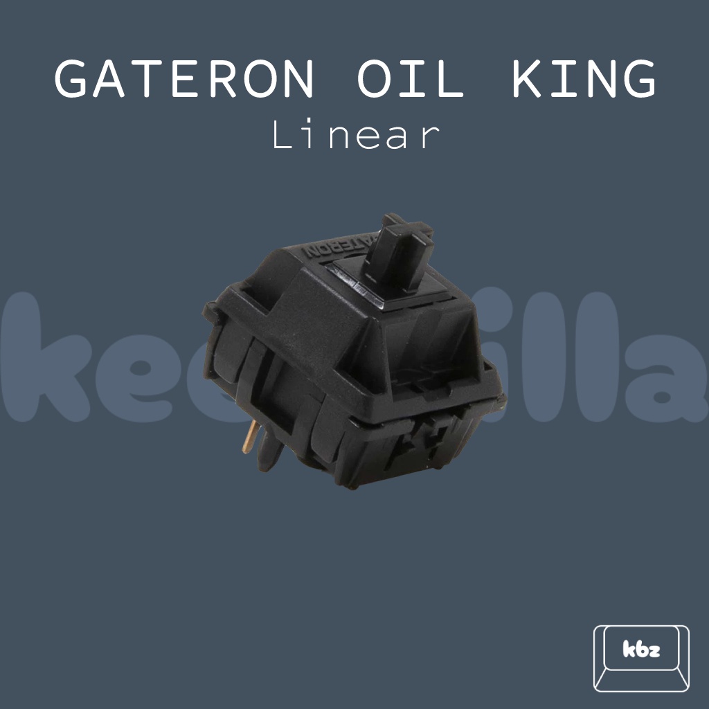Gateron Oil King Linear Switch Mechanical Keyboard Switch 5 pins 10 pcs ...