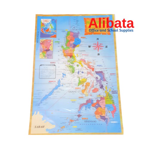 Educational Philippine Map - Teaching Map of The Republic of the ...