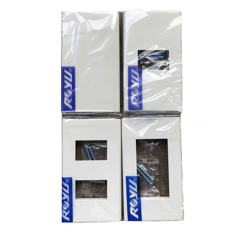 Royu Wide Series Plate 1, 2, 3 Gang and Blank Plate | Shopee Philippines
